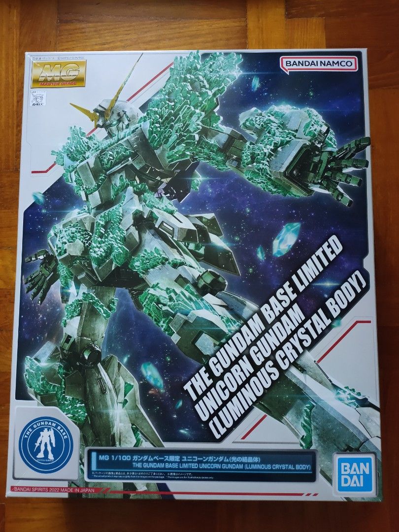 MG Unicorn gundam luminous crystal body, Hobbies & Toys, Toys & Games ...