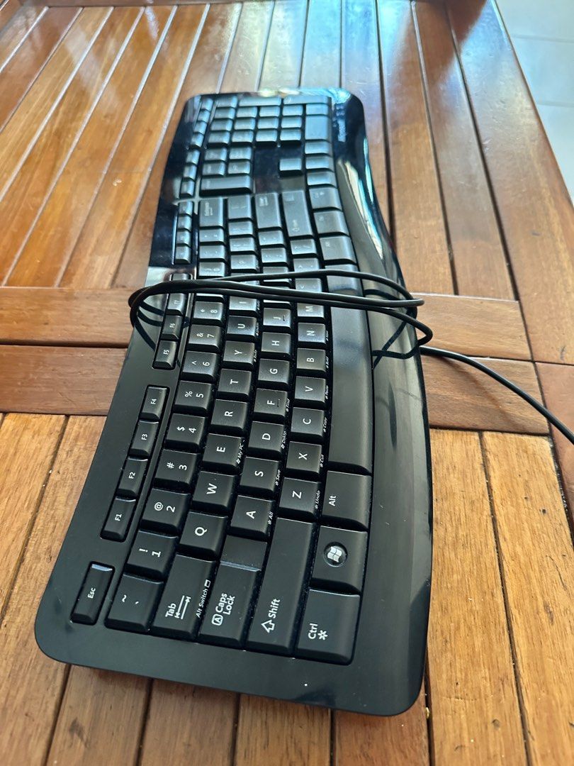 Microsoft curvy keyboard 3000, Computers & Tech, Parts & Accessories ...