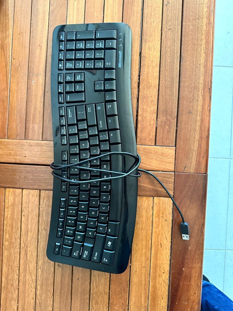 Microsoft curvy keyboard 3000, Computers & Tech, Parts & Accessories ...