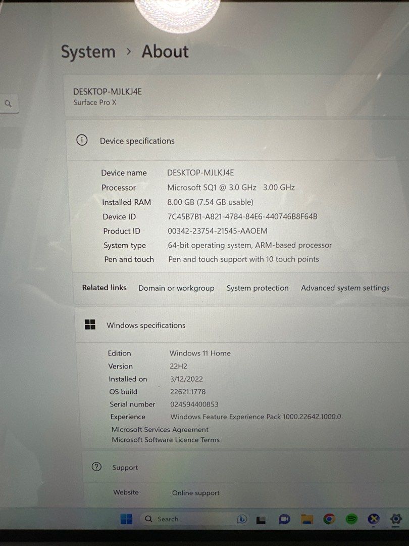Microsoft Surface Pro X, Computers & Tech, Laptops & Notebooks on Carousell