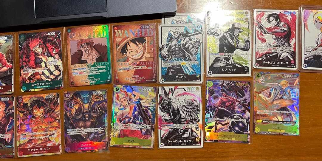 (SALE!) MINT One Piece TCG: OP-04 OP-03 OP-02 OP-01 Luffy, Zoro, Kid ...