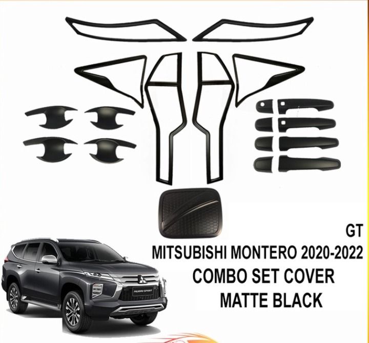 Mitsubishi Montero 2020 to 2023 GT Variant Garnish Combo set cover ...