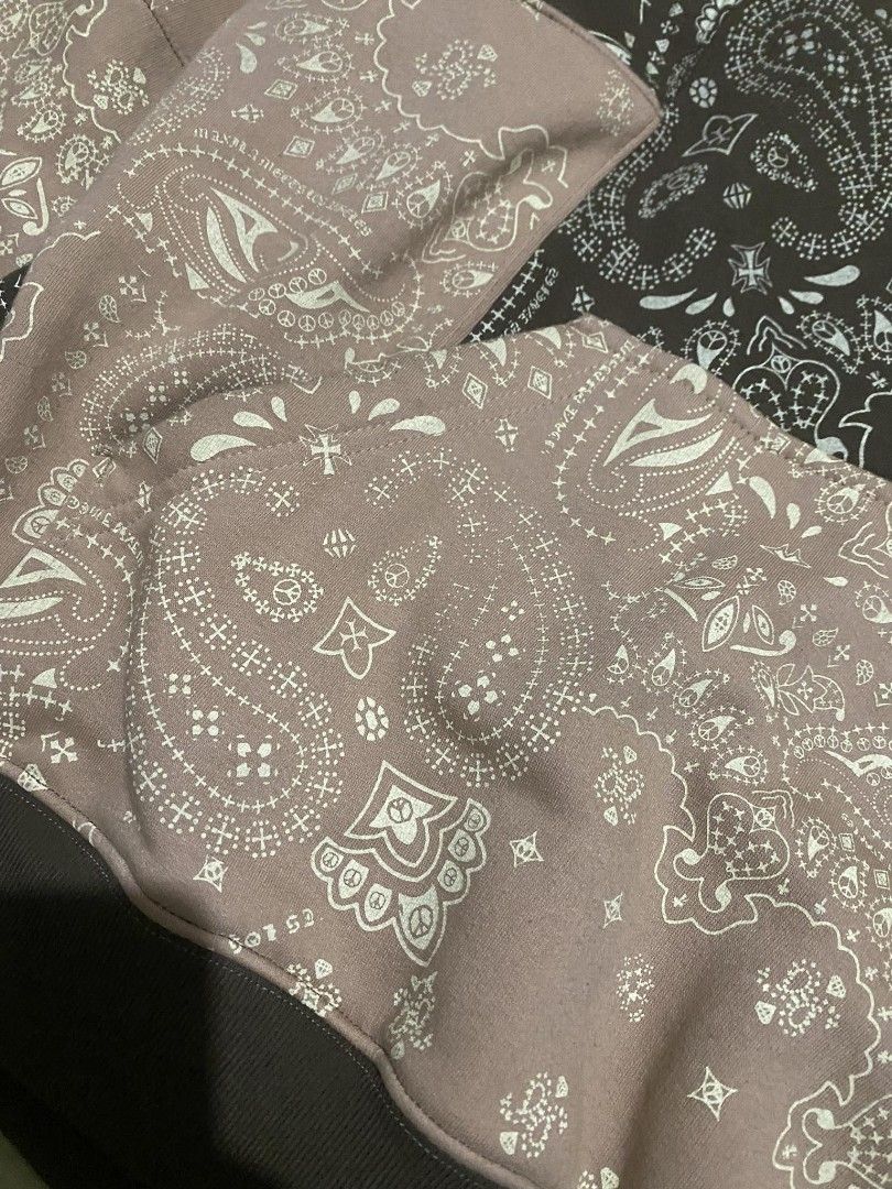 MN+LA "Patchwork vintage Paisley in Olive", Men's Fashion, Tops & Sets ...