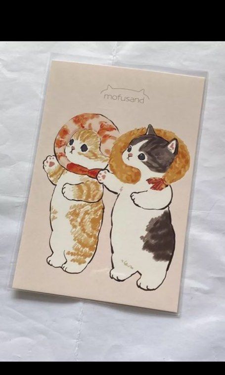 Mofusand postcard -original japan goods-, Hobbies & Toys, Collectibles ...