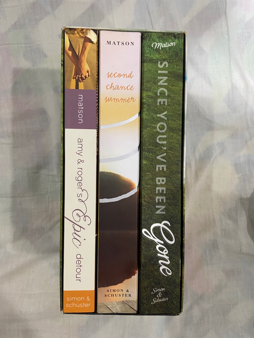 Morgan Matson boxset (Detours, Do-overs, & Dares) on Carousell