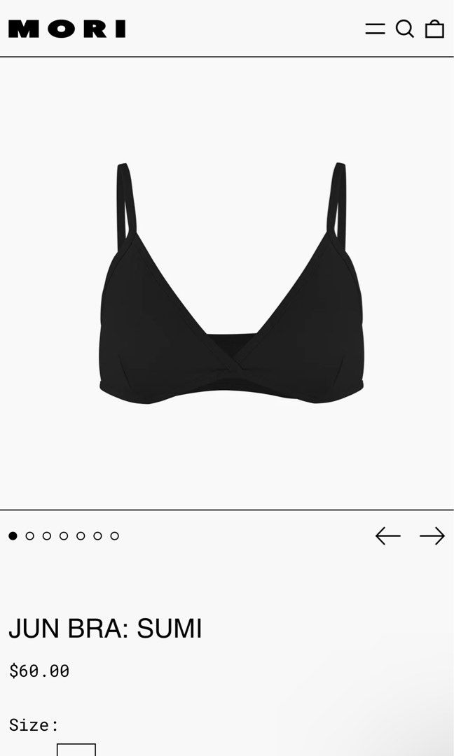 mori jun bra fiji thong set, Women's Fashion, New Undergarments ...