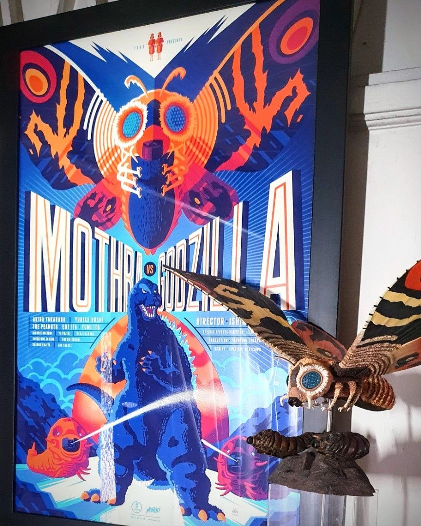 Mothra vs Godzilla Mondo Poster, Hobbies & Toys, Stationary & Craft ...