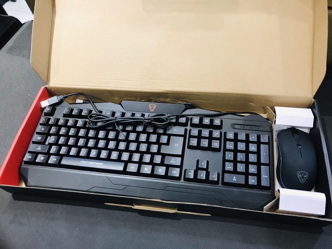 ⭐Motospeed S69 Gaming Keyboard Mouse Combo Colorful Backlight Black ...