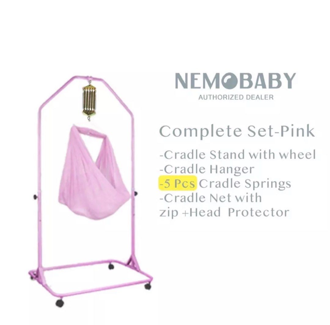 Moveable & Foldable Spring Baby Cradle Set, Babies & Kids, Baby Nursery ...