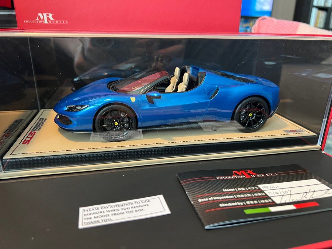 MR 1/18 Ferrari 296 GTS - Blue Corsa Launch Specification Colour ...