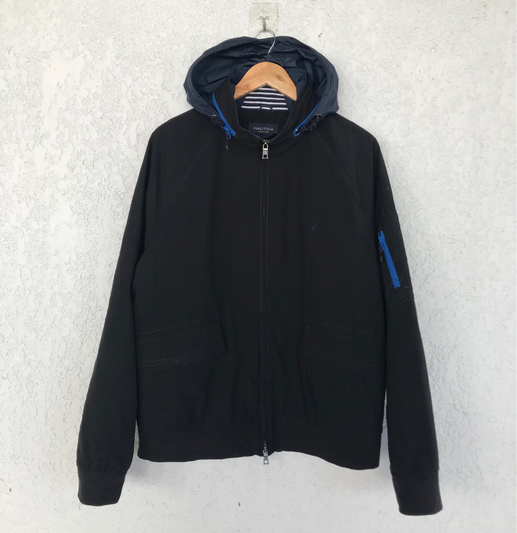 Nautica packable hoodie outdoor jacket, Men's Fashion, Tops & Sets ...