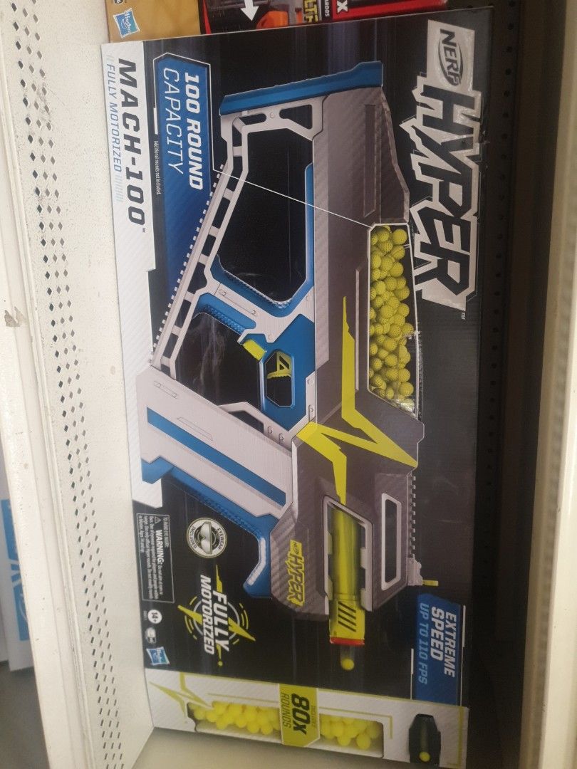Nerf Hyper Mach 100, Hobbies & Toys, Toys & Games on Carousell