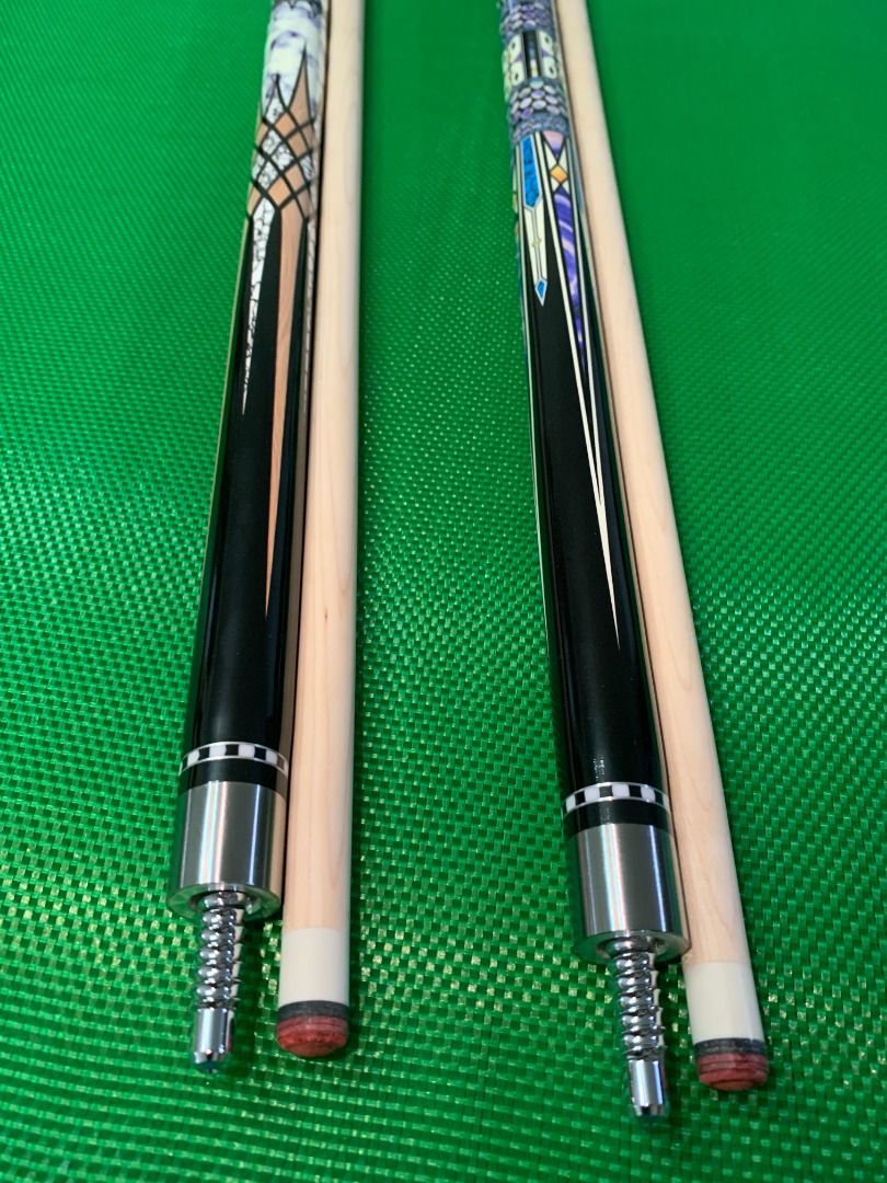 Premium pool cue - KCues Oscar (Pearl White), Hobbies & Toys, Toys ...