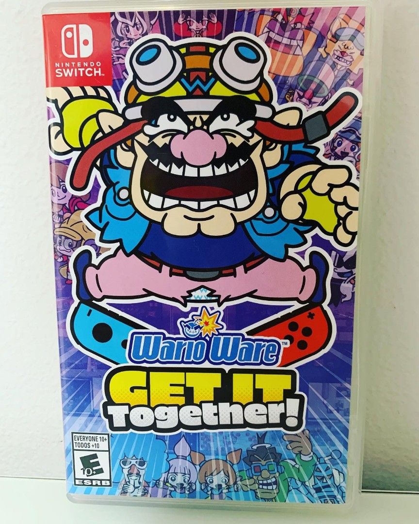 Nintendo Switch Game Wario Ware Get It Together!, Video Gaming, Video ...