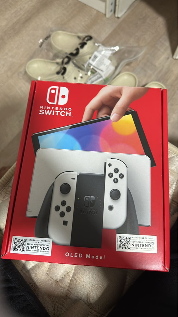 Nintendo Switch OLED White, Video Gaming, Video Game Consoles, Nintendo ...