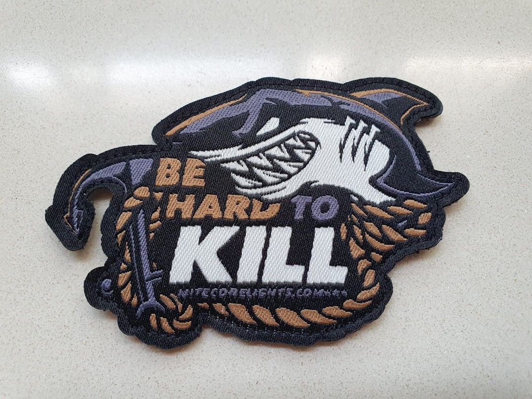 Nitecore JAWS 'Hard To Kill' Patch, Men's Fashion, Activewear on Carousell