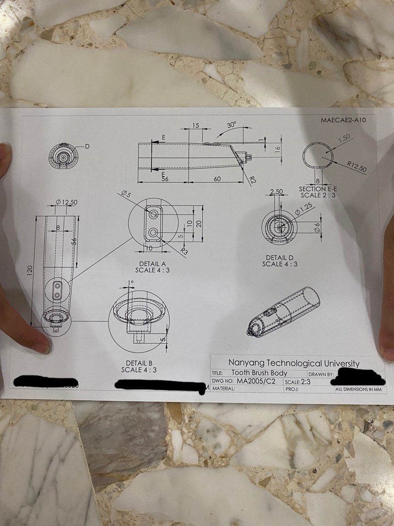 NTU MA2005 Engineering Graphics materials + tut qns & ans, Hobbies ...