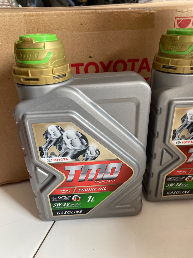 OLI MESIN TOYOTA BENSIN TMO 5W30 5W-30 HIJAU 1L 1 LITER FULL SYNTHETIC ...