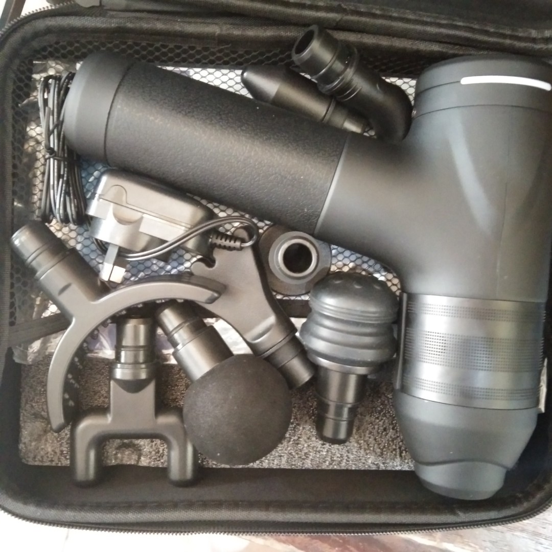 Onset Fitness Massage Gun, Health & Nutrition, Massage Devices on Carousell