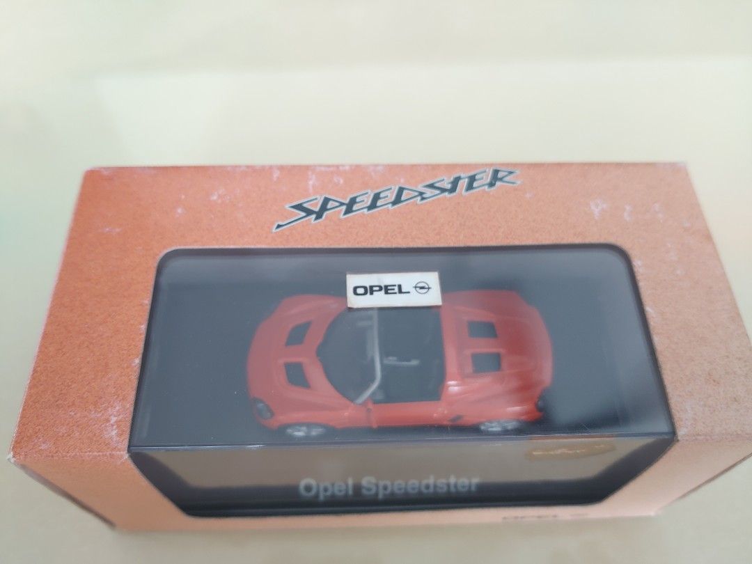 Opel Speedster Mandarin orange Schuco scale 1:43 die cast, Hobbies ...