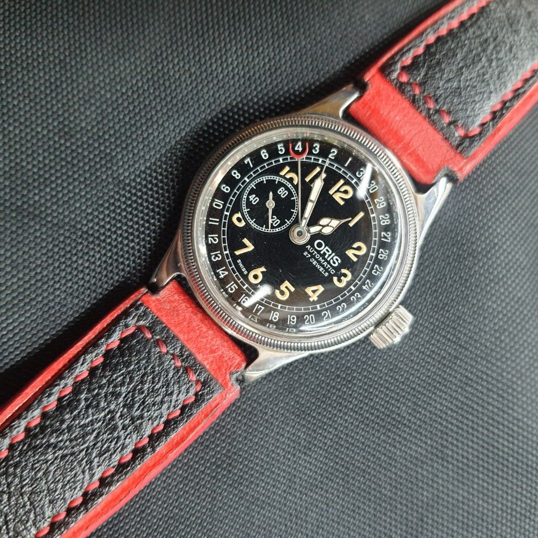 Oris Perpetual Calender, Fesyen Pria, Jam Tangan di Carousell