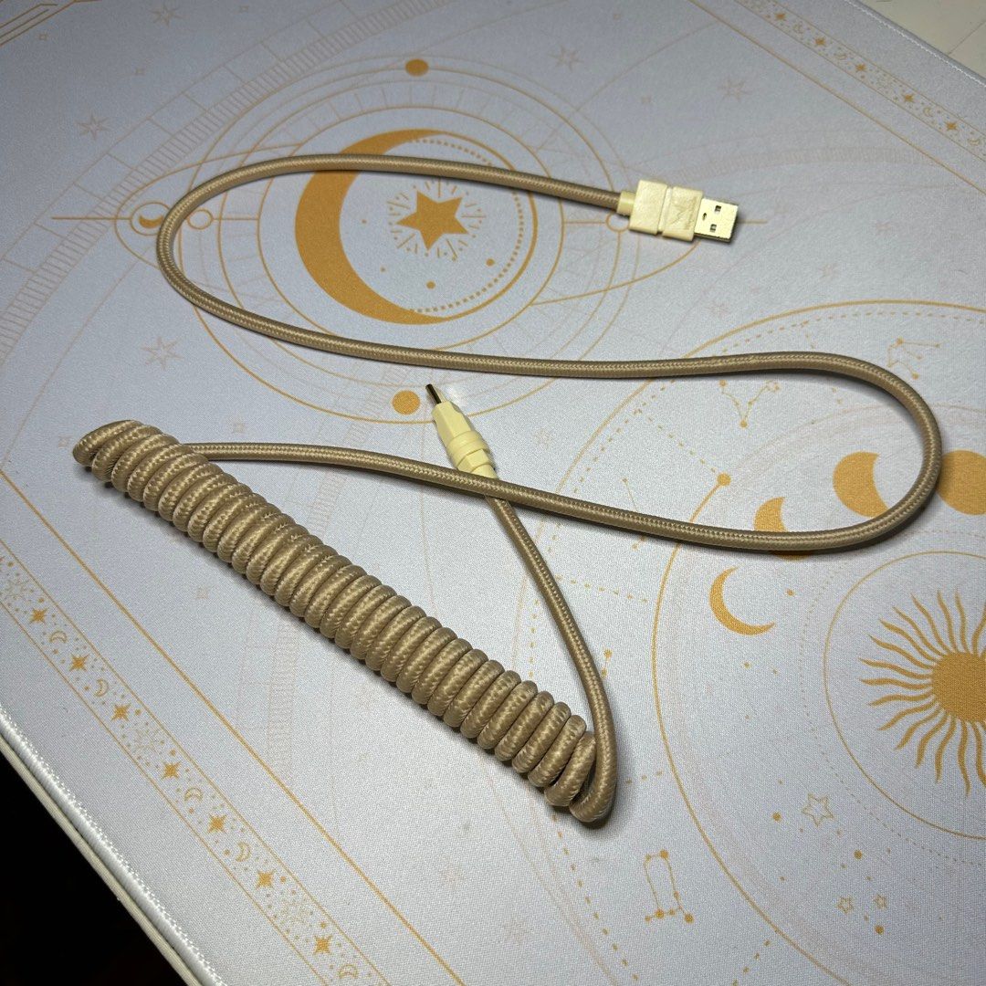 Osume x Wuque Studio Dalgona Coiled Cable, Computers & Tech, Parts ...