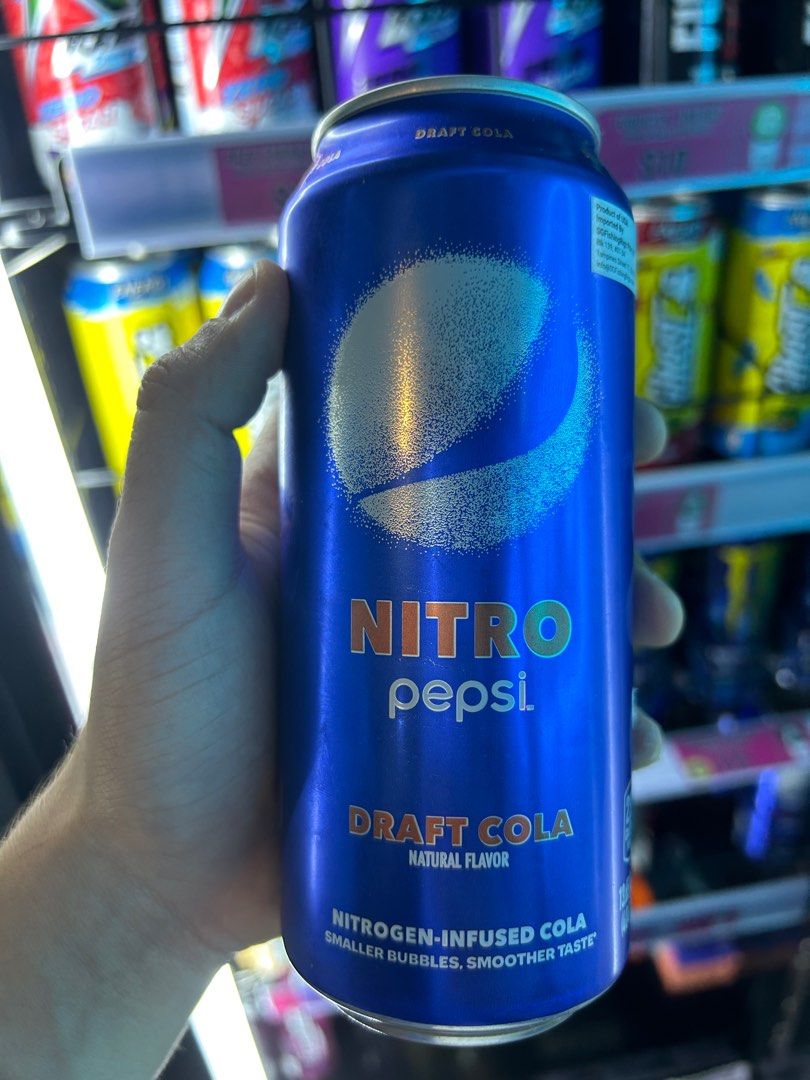 Pepsi Nitro | Nitrogen Infused Drink (No Alcohol or Gelatin), Food ...
