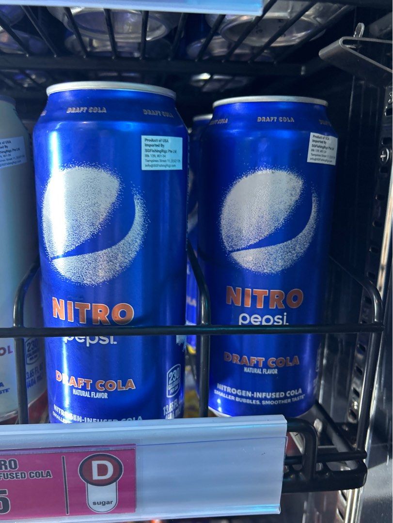 Pepsi Nitro | Nitrogen Infused Drink (No Alcohol or Gelatin), Food ...