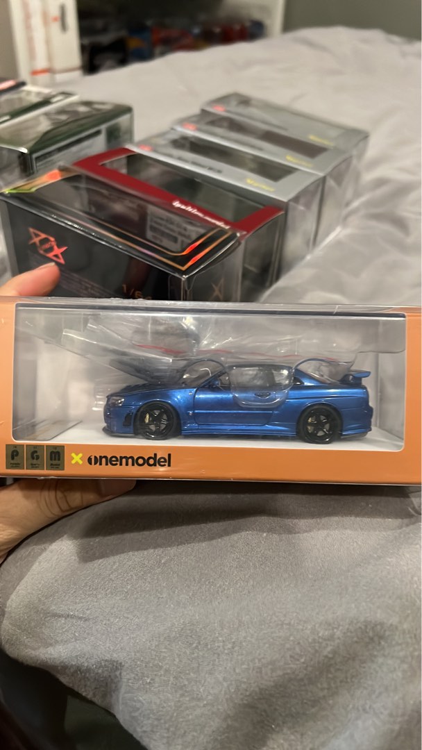 PGM ONE MODEL NISSAN SKYLINE GTR R34, Hobbies & Toys, Toys & Games on ...