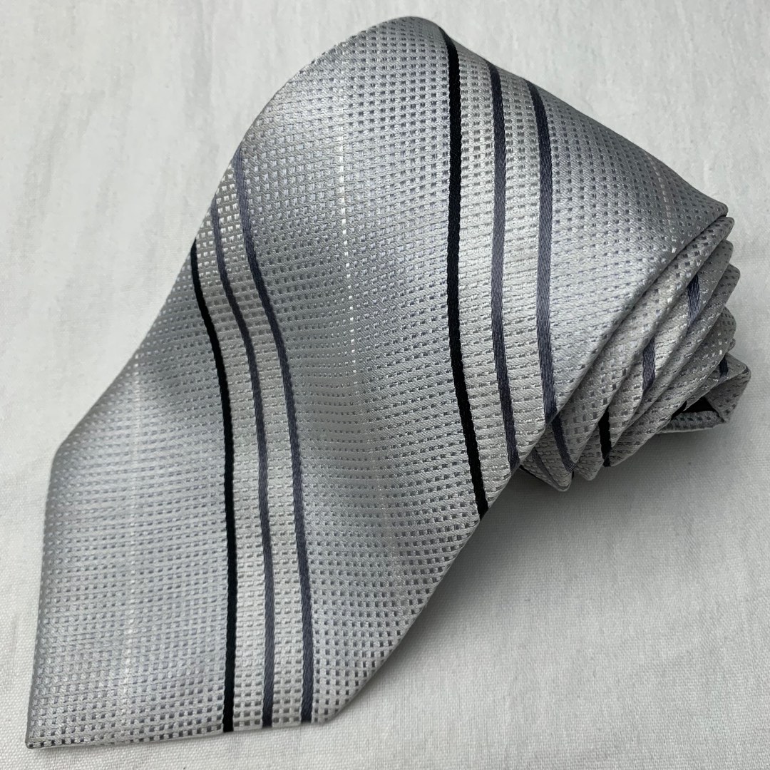 Pierre Cardin Silver Necktie on Carousell