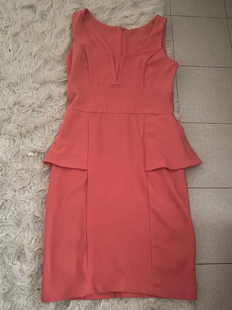 Pink office dress, Women's Fashion, Dresses & Sets, Dresses on Carousell