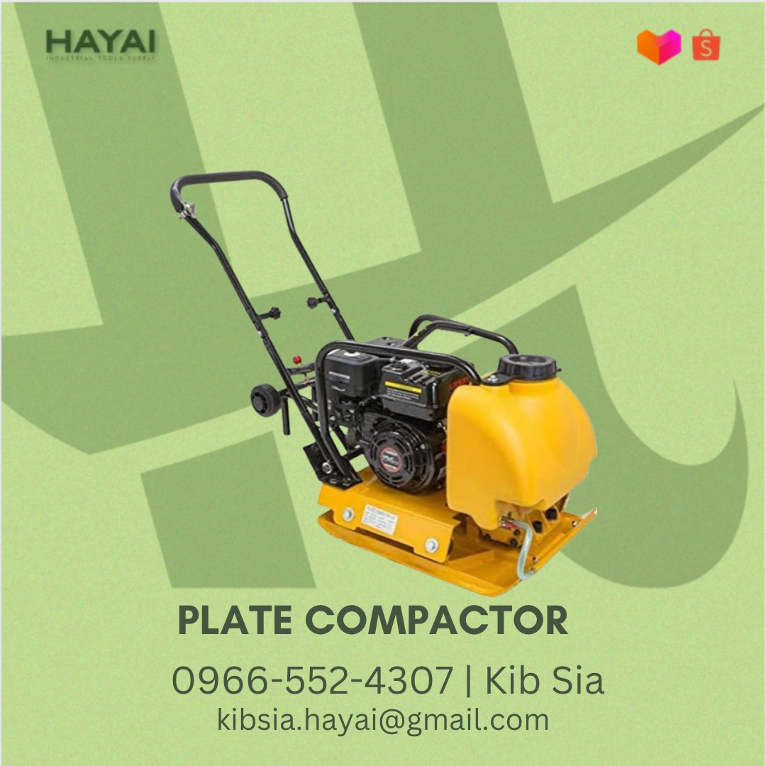 Plate Compactor, Commercial & Industrial, Industrial Equipment on Carousell
