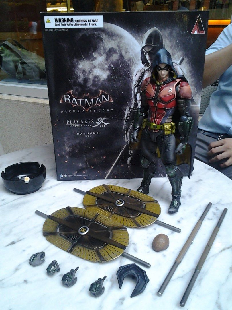 Play Arts Kai Robin Batman Arkham Knights Figurine, Hobbies & Toys ...
