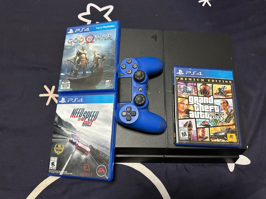 PlayStation 4 Jet Black 1TB, Video Gaming, Video Game Consoles ...