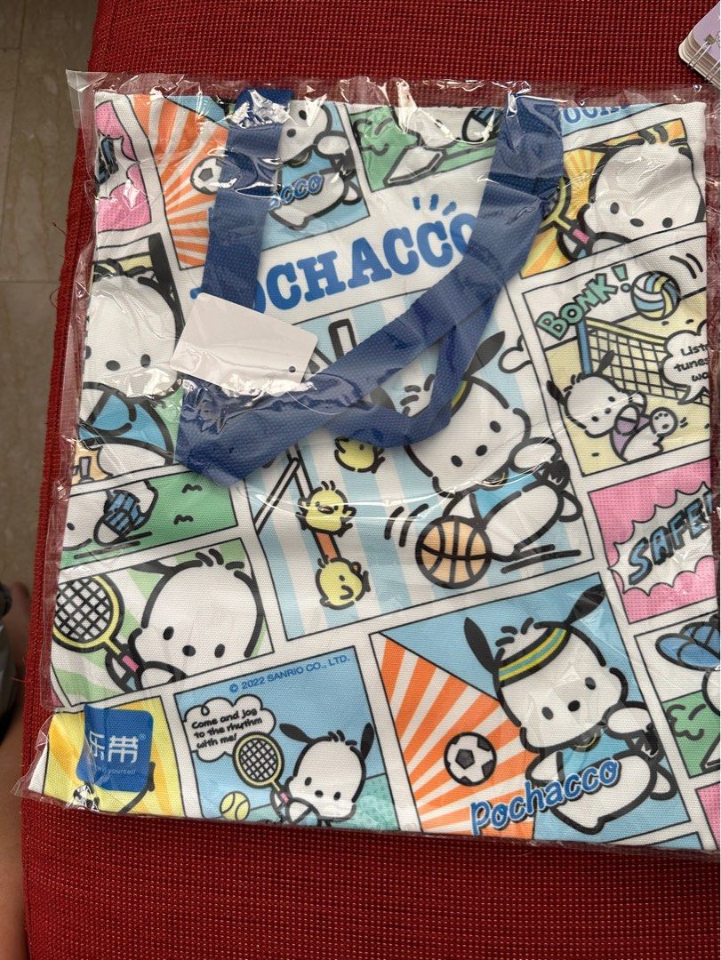 pochacco bag sanrio official, Women's Fashion, Bags & Wallets, Tote ...