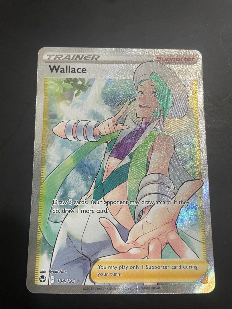 Pokemon - Wallace - 194/195 - Silver Tempest, Hobbies & Toys, Toys ...