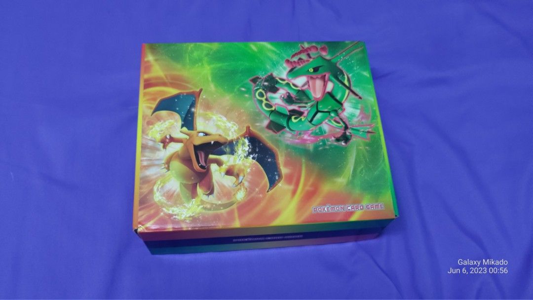 Pokemon TCG Charizard and Rayquaza storage box, Hobbies & Toys, Toys ...