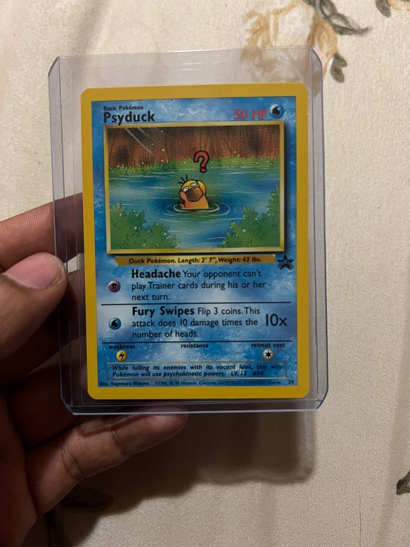 Pokemon TCG Psyduck Black Star Promo 2000, Hobbies & Toys, Toys & Games on Carousell