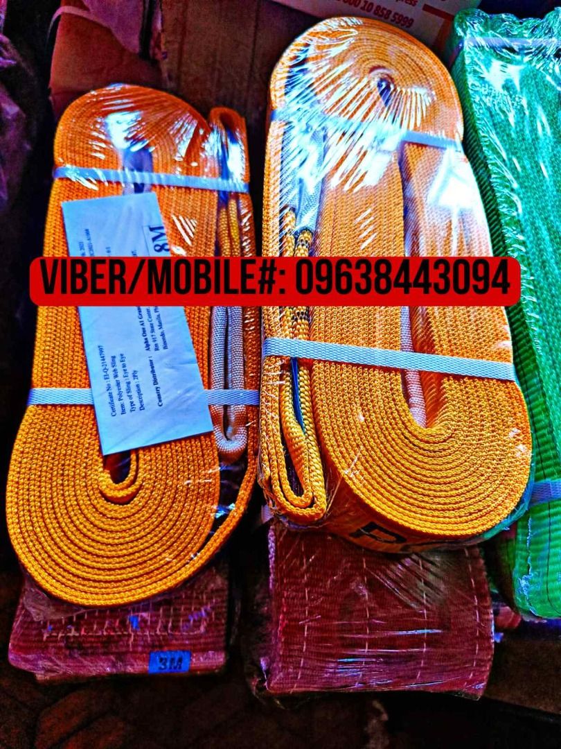POLYESTER LIFTING BELT WEBBING SLING, Commercial & Industrial ...