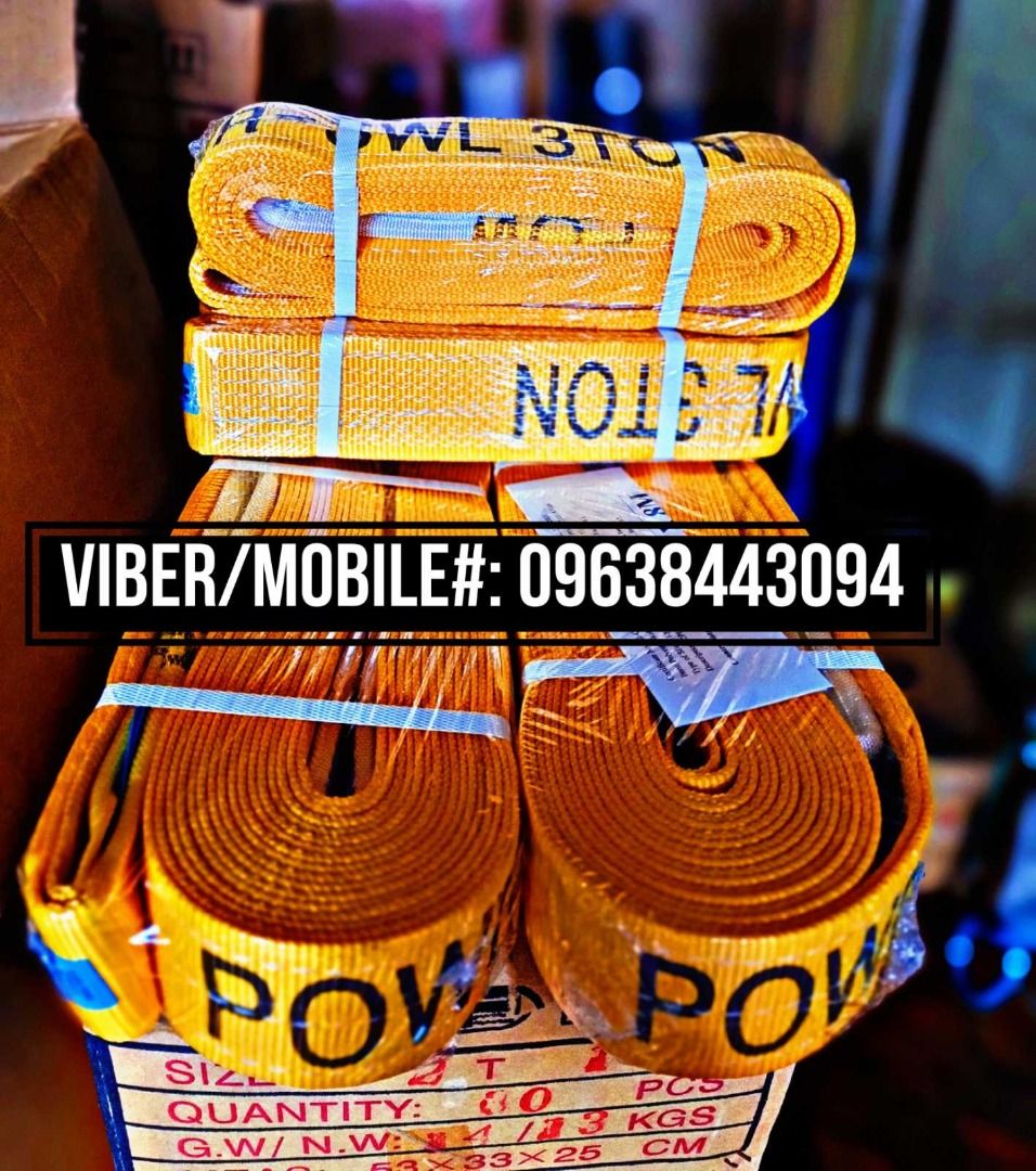 POLYESTER LIFTING BELT WEBBING SLING, Commercial & Industrial ...