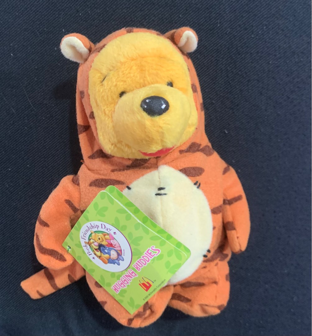 Pooh Friendship Day Hugging Buddies Winnie the Pooh in Tigger Costume ...