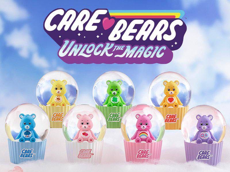 Pop Mart Care Bears Series Mini Crystal Blind Box Set of 6, Hobbies ...