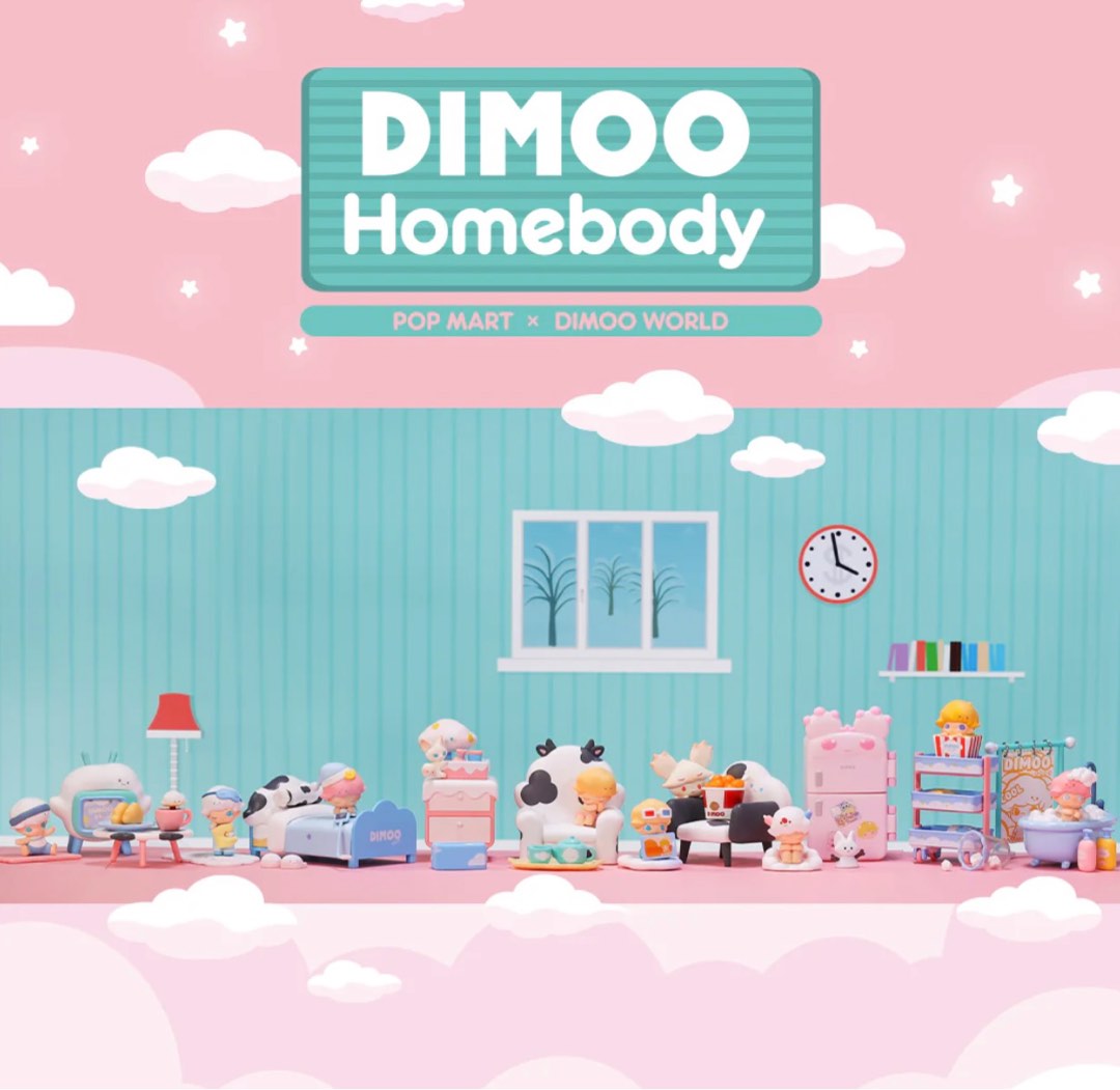 Popmart Dimoo Homebody Series Full Set, Hobbies & Toys, Toys & Games on ...