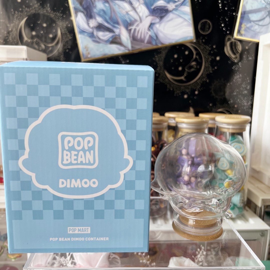 Popmart DIMOO / MOLLY / LABUBU Glass Jar, Hobbies & Toys, Toys & Games ...