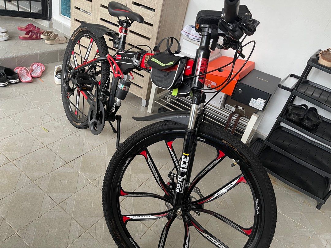 Porsche foldable bike 27 inch wheels!, Sports Equipment, Bicycles ...