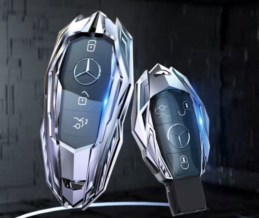 PREMIUM METALLIC MERCEDES BENZ KEY FOB KEY CASE KEY HOLDER, Car ...