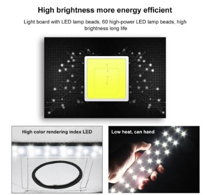 PULUZ Foldable LED Light Box Photo Studio Photography Tent Box Kit ...