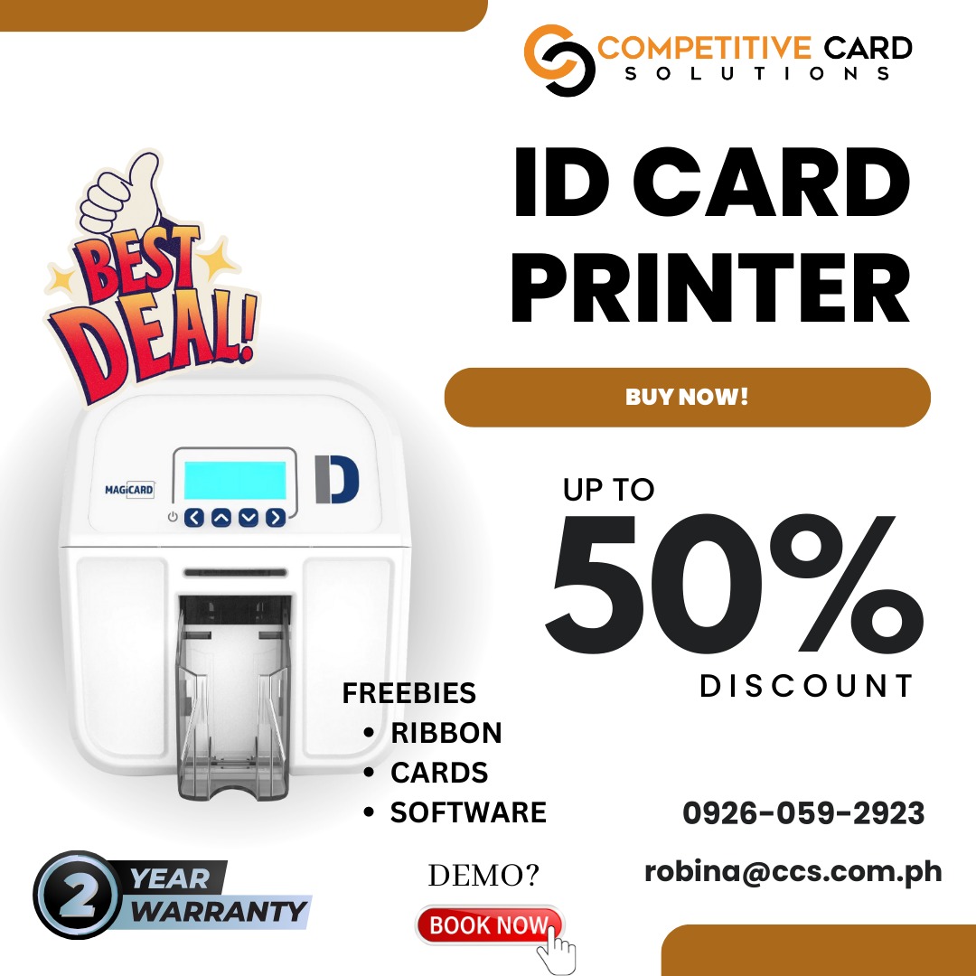 PVC ID CARD PRINTER DUAL SIDED, Computers & Tech, Printers, Scanners ...