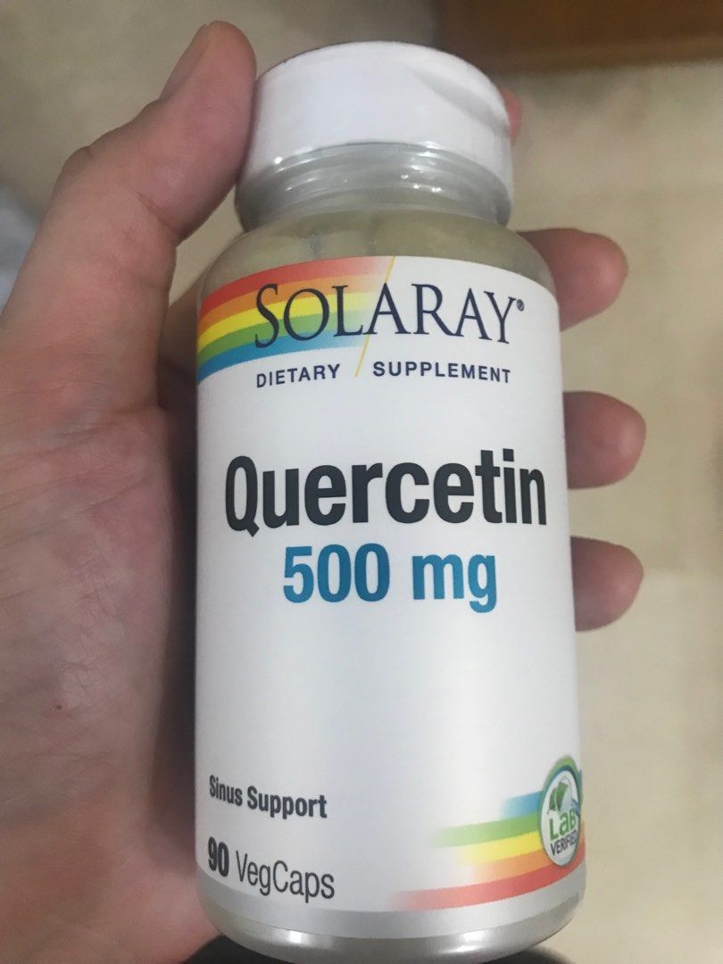 Quercetin 500 Mg (2 qty avail), Health & Nutrition, Health Supplements ...