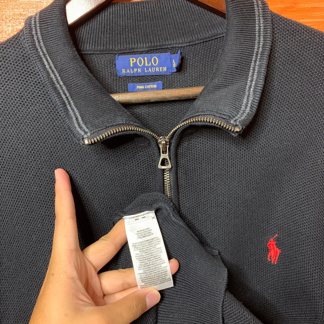 Ralph Lauren RL Quarter zip, Men's Fashion, Tops & Sets, Formal Shirts ...